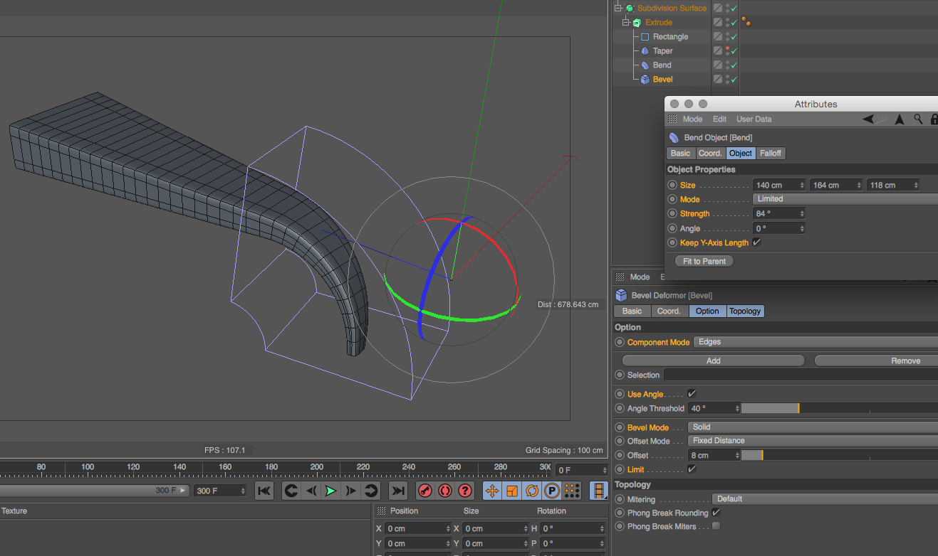 how do i bend just what's in the box? And not the entire piece and ...