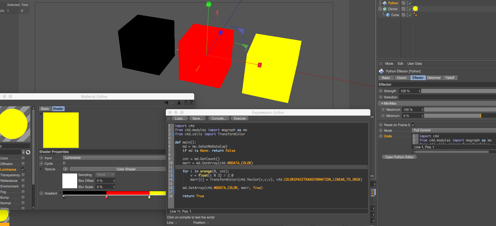 Understanding the Colorizer : r/Cinema4D