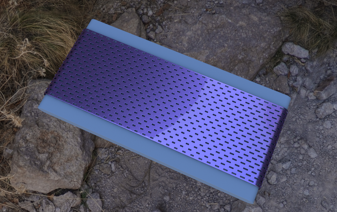 What is the most efficient way to make the holey surface on 1 like on 2 ...