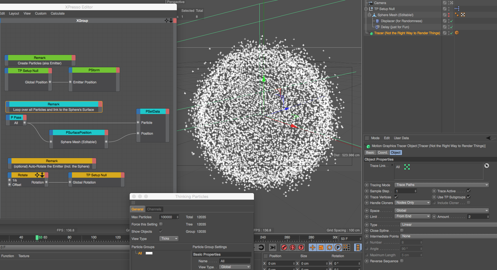 Question: How to make a static particle space : r/Cinema4D